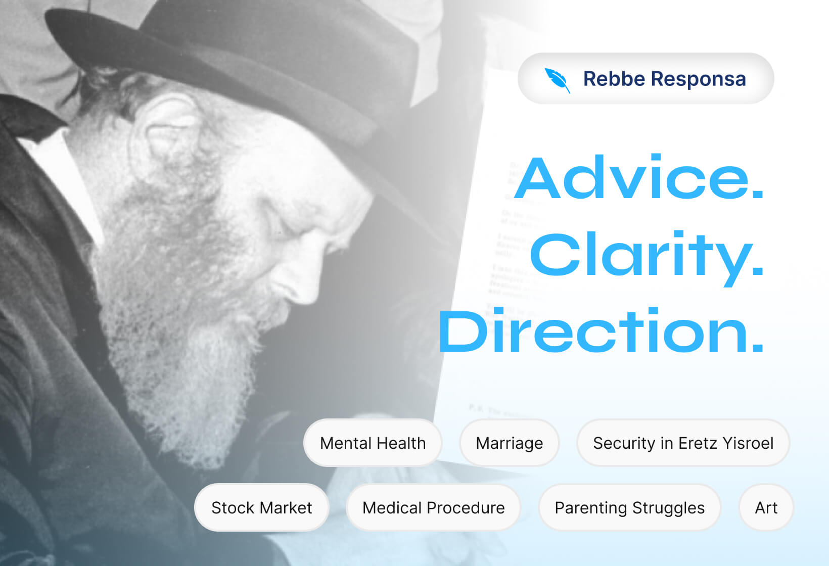 Advice. Clarity. Direction.